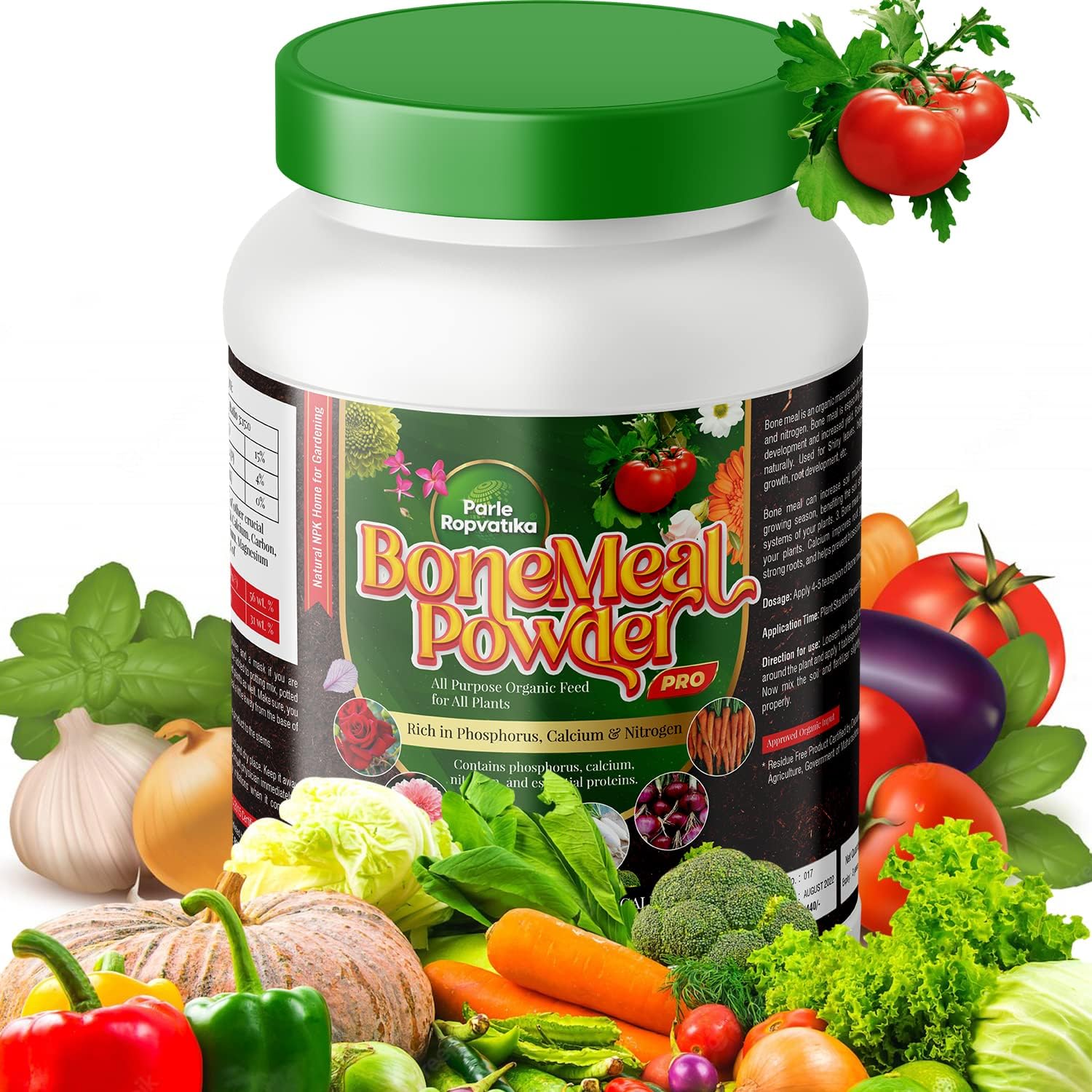 Parle Ropvatika Bone Meal Steamed Powder 200gm Organic Natural NPK Home ...