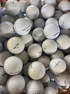 Amazon.com : Generic Angeles Golf Balls 100 Store Line Assorted Used ...