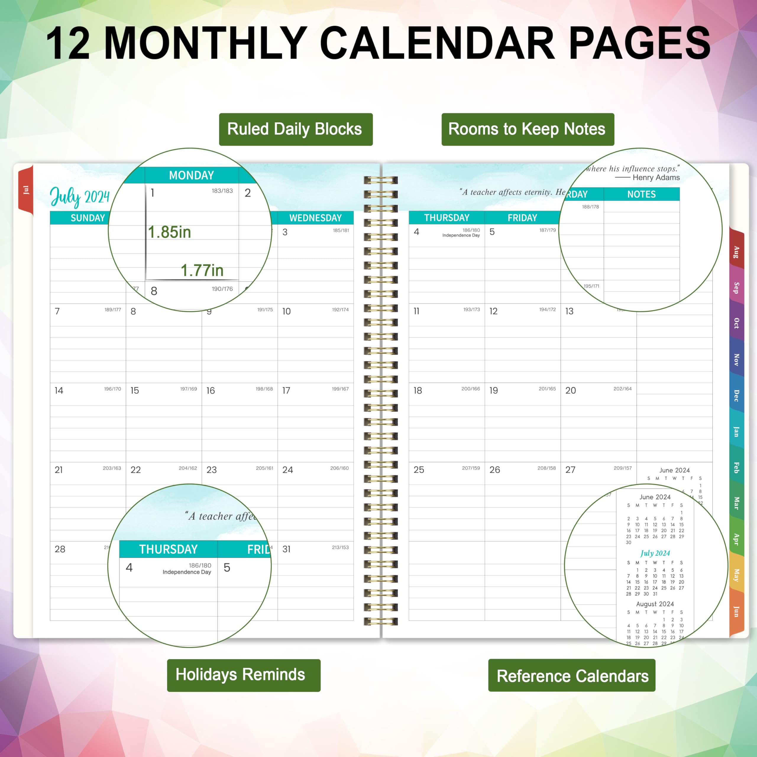 Snapklik.com : Teacher Planner 2024-2025- Teacher Lesson Planner 2024 ...