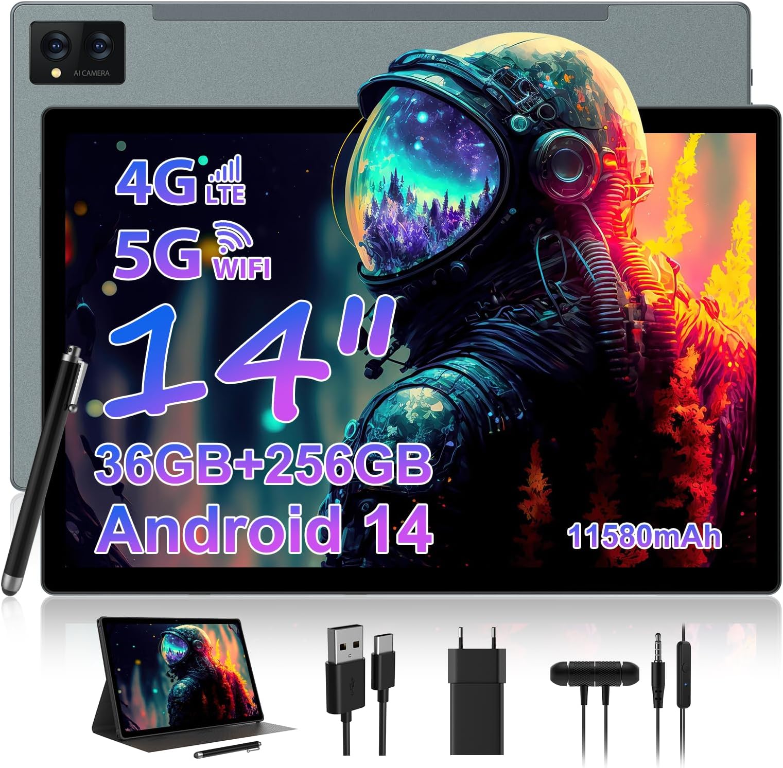 TCL NXTPAPER 14 - Tablette Wi-FI Display NXTPAPER de 14 Pouces 16 Go de ...