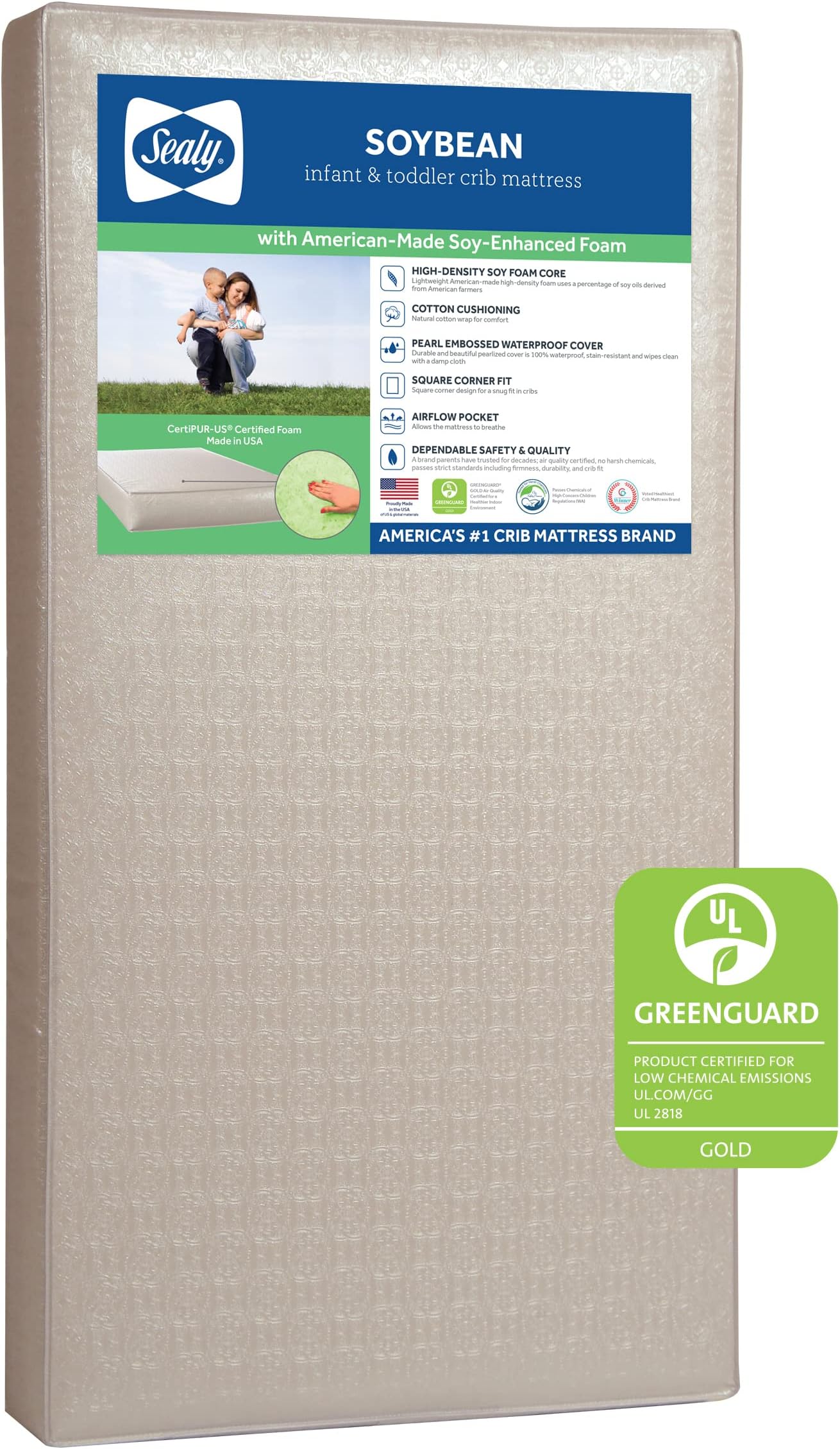 Amazon.com : Colgate Mattress zenBaby 2-Stage Crib Mattress - Features ...