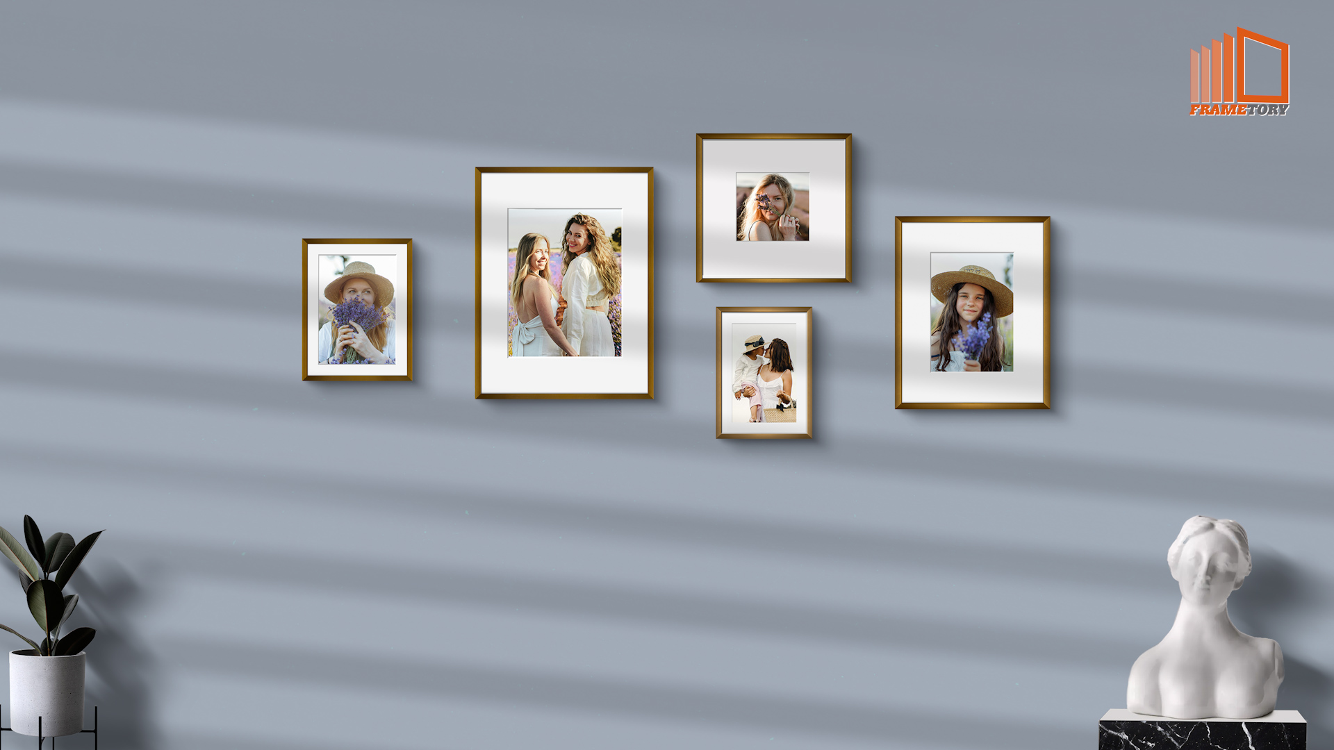 Aluminum Gallery Frames Frametory 12x12 Silver Aluminum Picture Frames ...