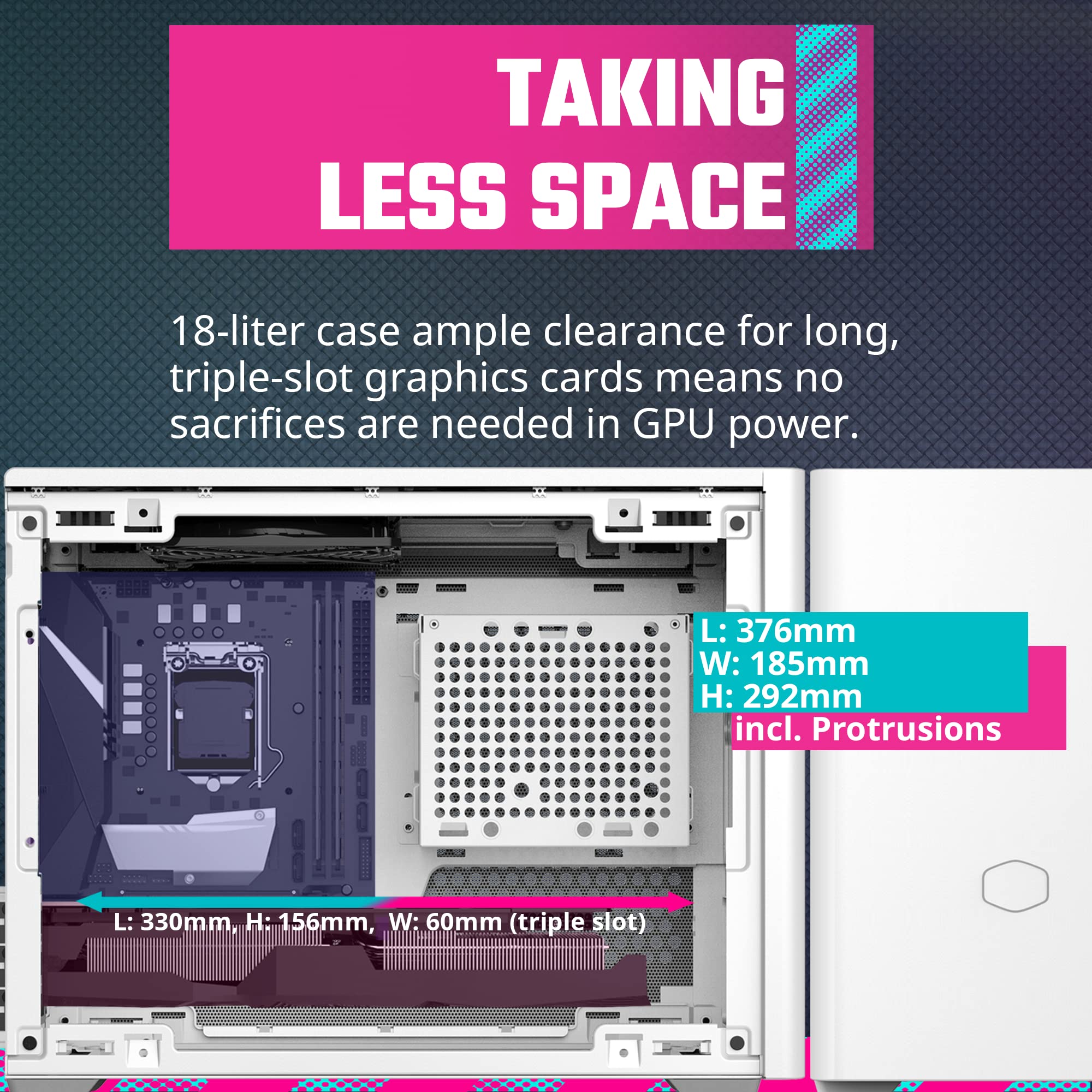 Buy Cooler Master NR200 White SFF Small Form Factor Mini-ITX Case with ...