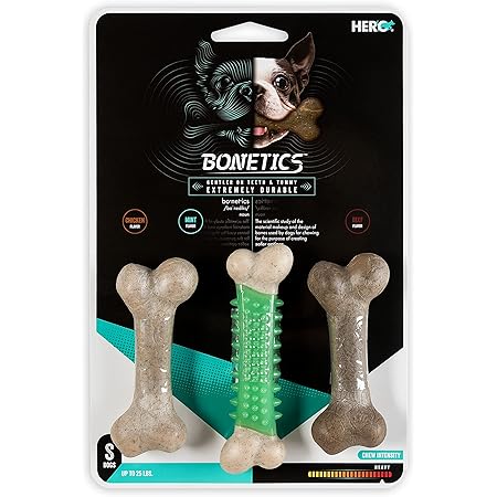 Amazon.com : Hero | Bonetics Wishbone | Dog Bones | Puppy Bones | Dog ...