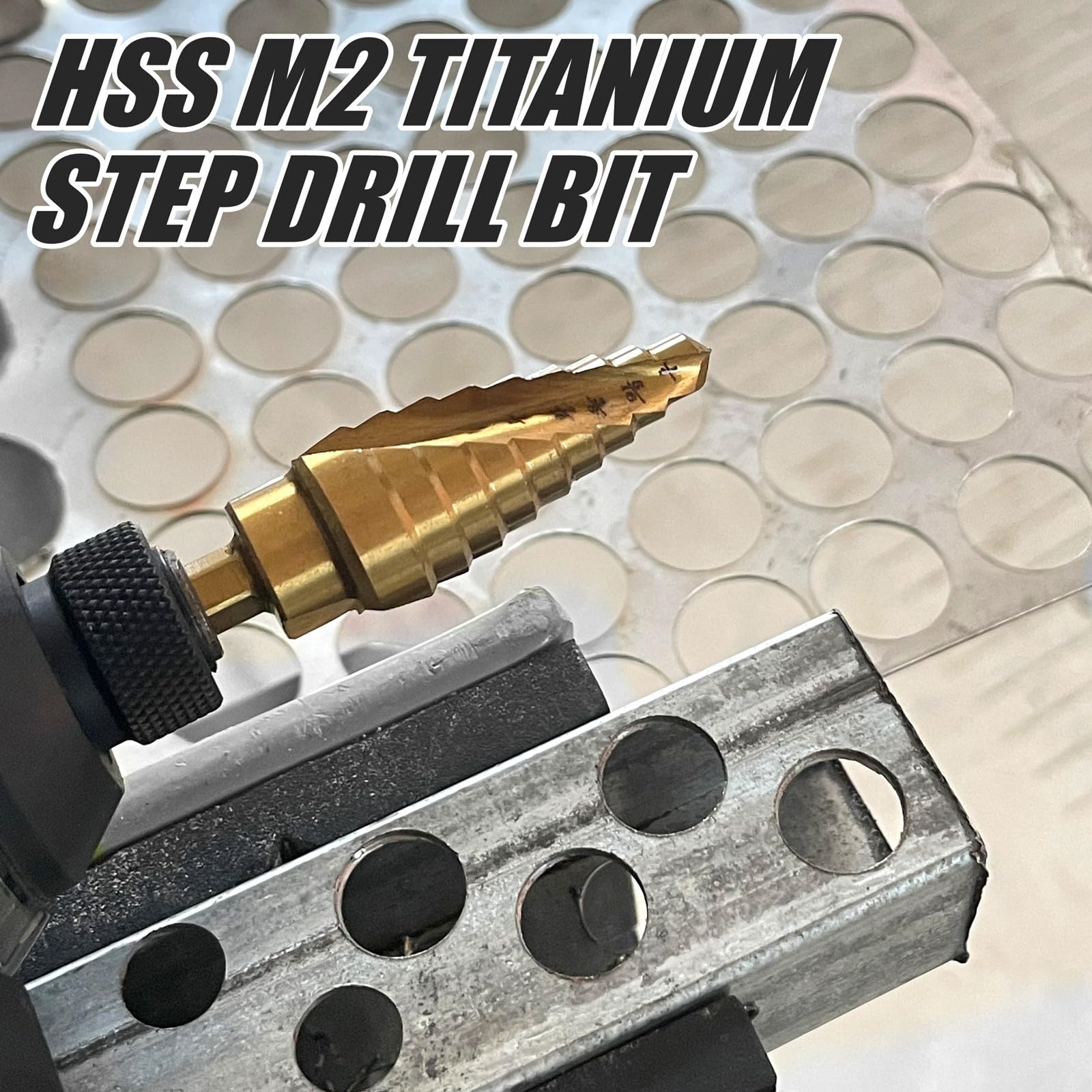 Snapklik.com : HSS Spiral Groove Double Flute Step Drill Bits, 1/8" - 1 ...