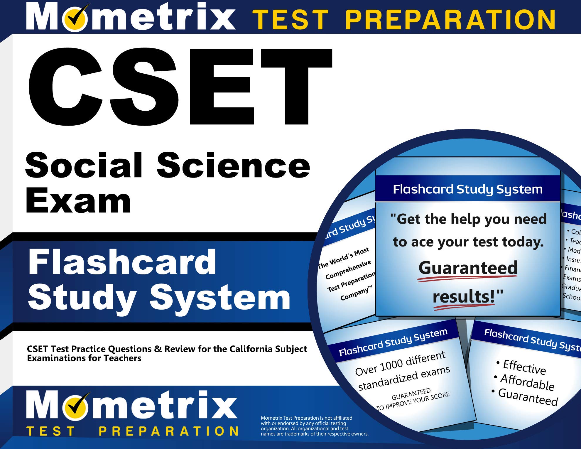 CSET Social Science Exam Flashcard Study System: CSET Test Practice ...