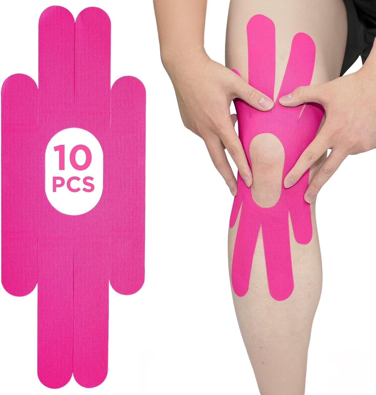 Amazon.com: OK TAPE One-Structure K-Tape Patches | Precut for Knee Kinesiology Tape | Pain ...