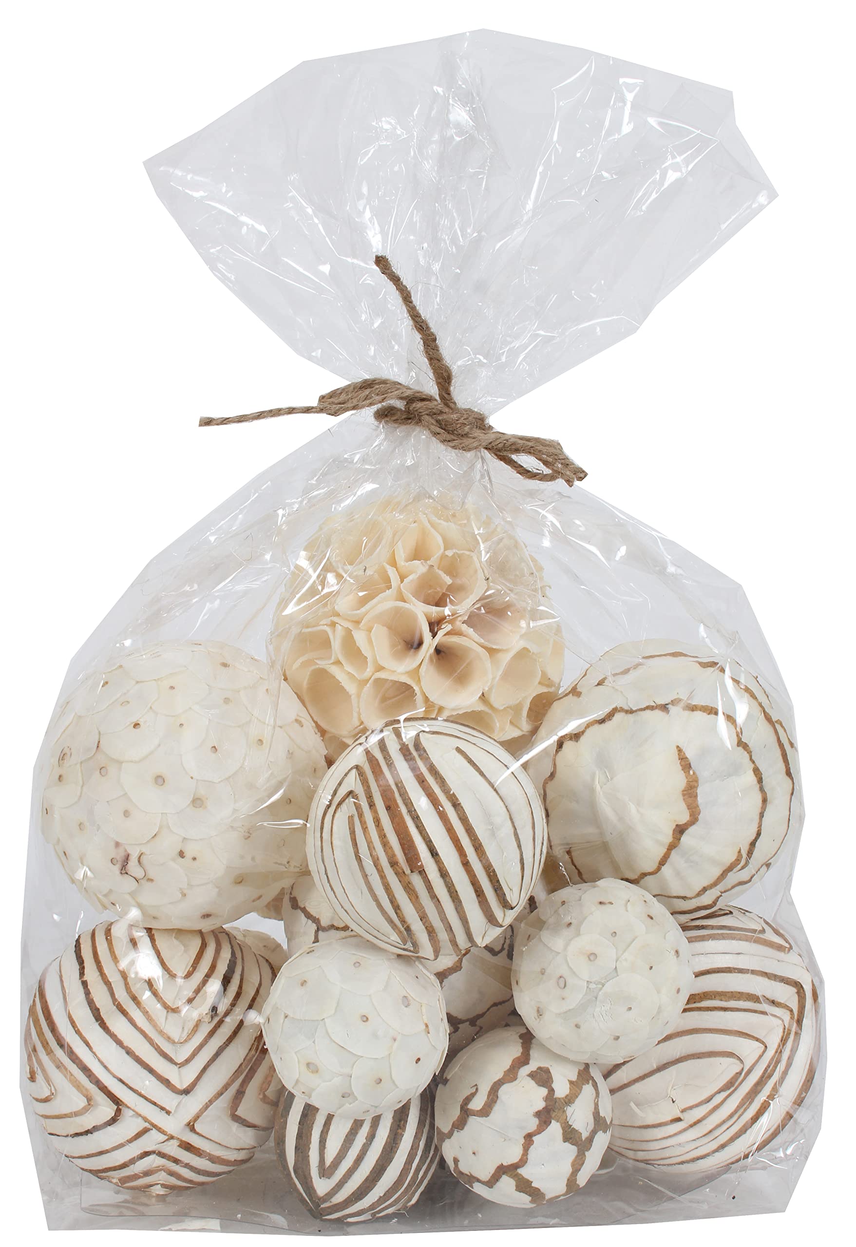 Amazon.com: RULU Dried Exotics Orbs/Balls/Spheres Bowl and Vase Fillers ...