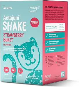AYMES - Actajuni Shake Milkshake-Style Paediatric Supplement Drink - 7 ...