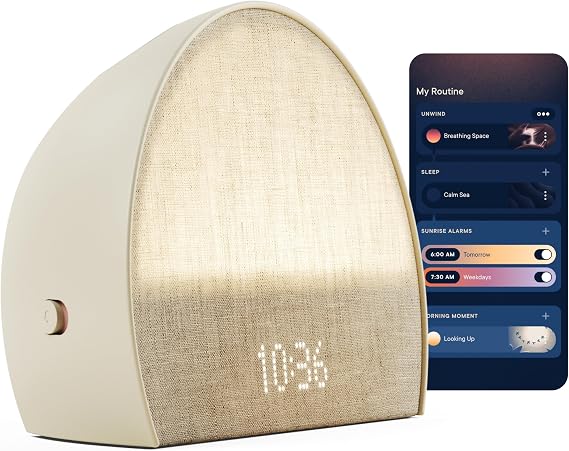 Hatch Restore 2 Sunrise Alarm Clock, Sound Machine, Smart Light (Putty ...
