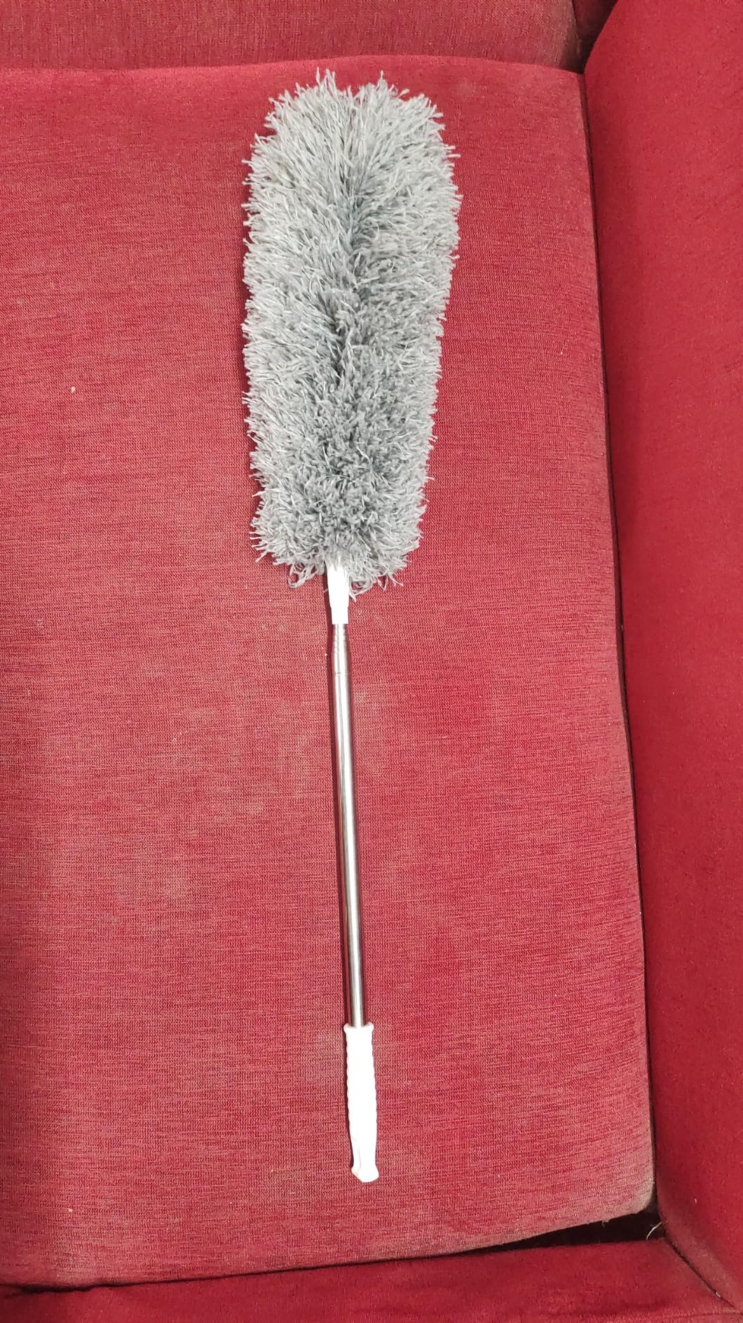eTRADEX Microfiber Feather Duster with Mop Hanger - Extendable and ...
