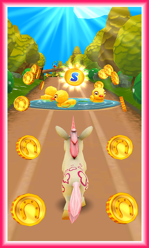 Aplicación Unicorn Run 3D en Amazon Appstore
