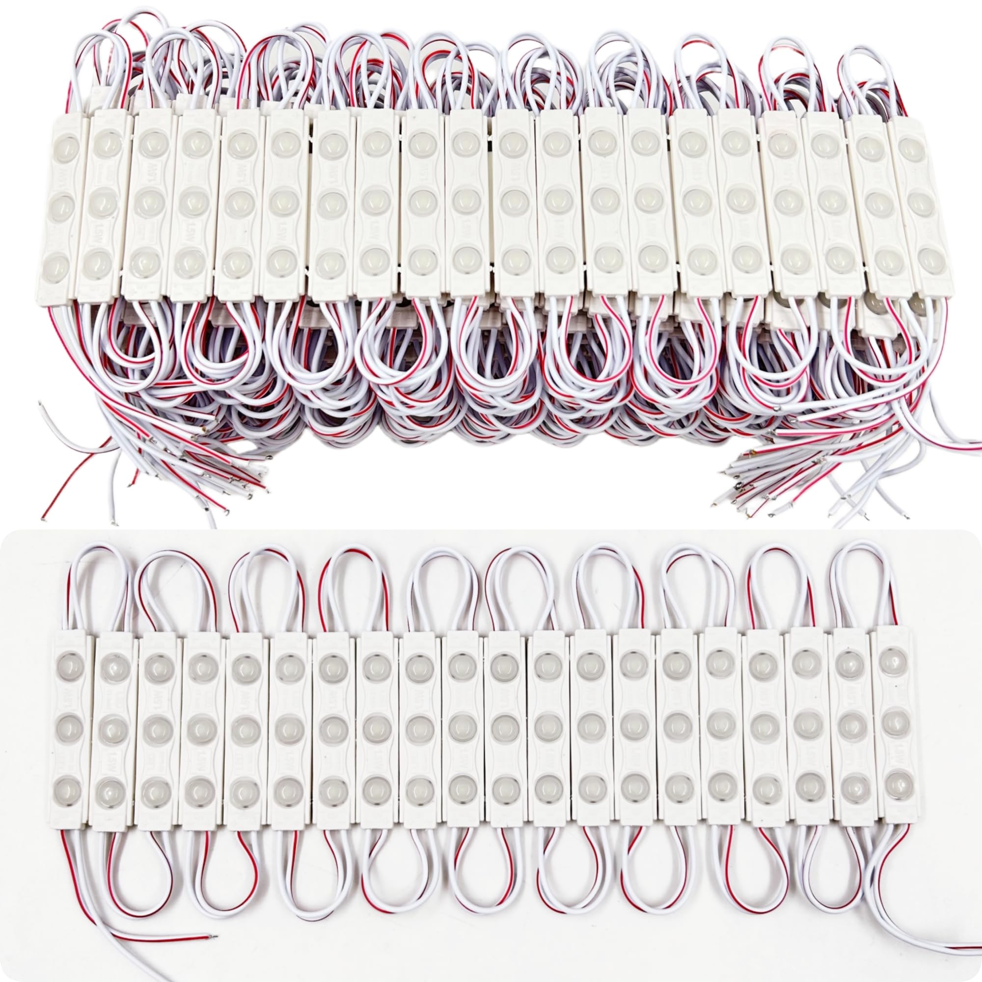 CMLAMPLED 400 Pcs LED Module White 10000K 1.5W LED Storefront Lights ...