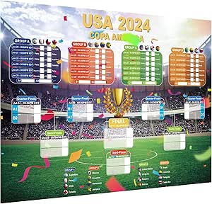 Amazon.com: Calendario de la Copa Europea 2024, Copa Amé-rica ...