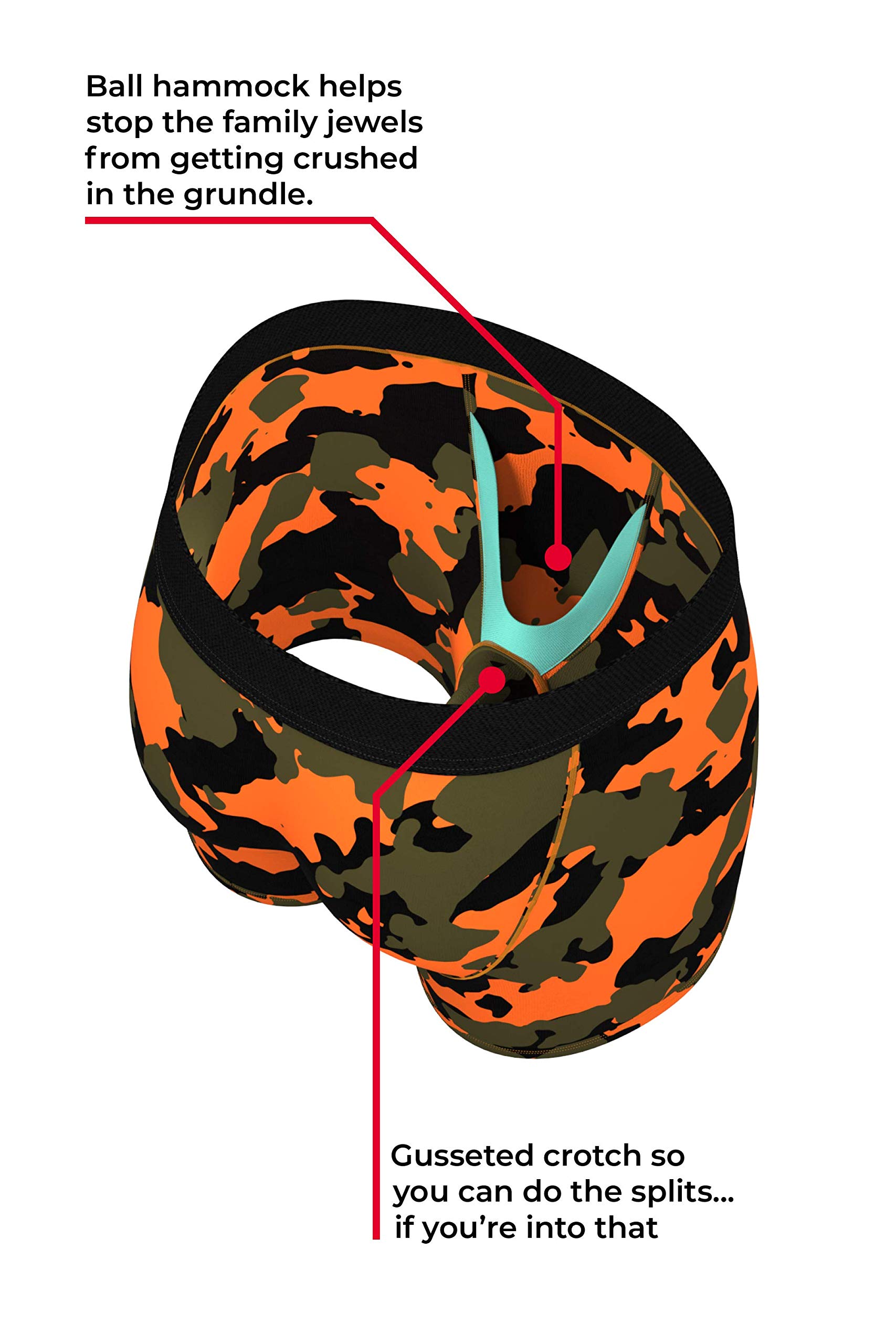 Shinesty Men's Pouch Boxer Briefs - Micro Modal Ball Hammock Underwear ...