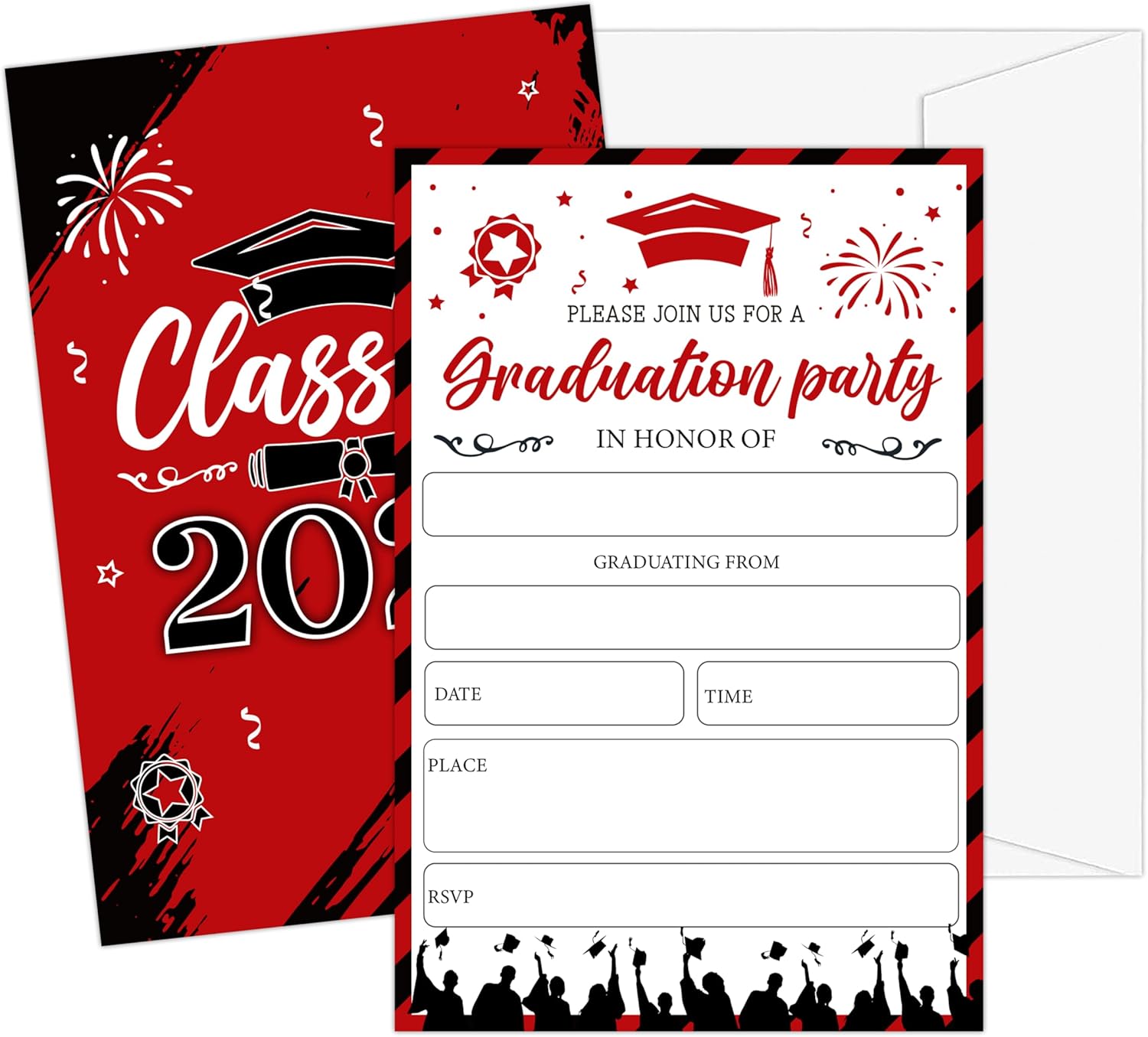 Amazon.com : ISOVF Graduation Invites Class of 2025, Graduation Party ...