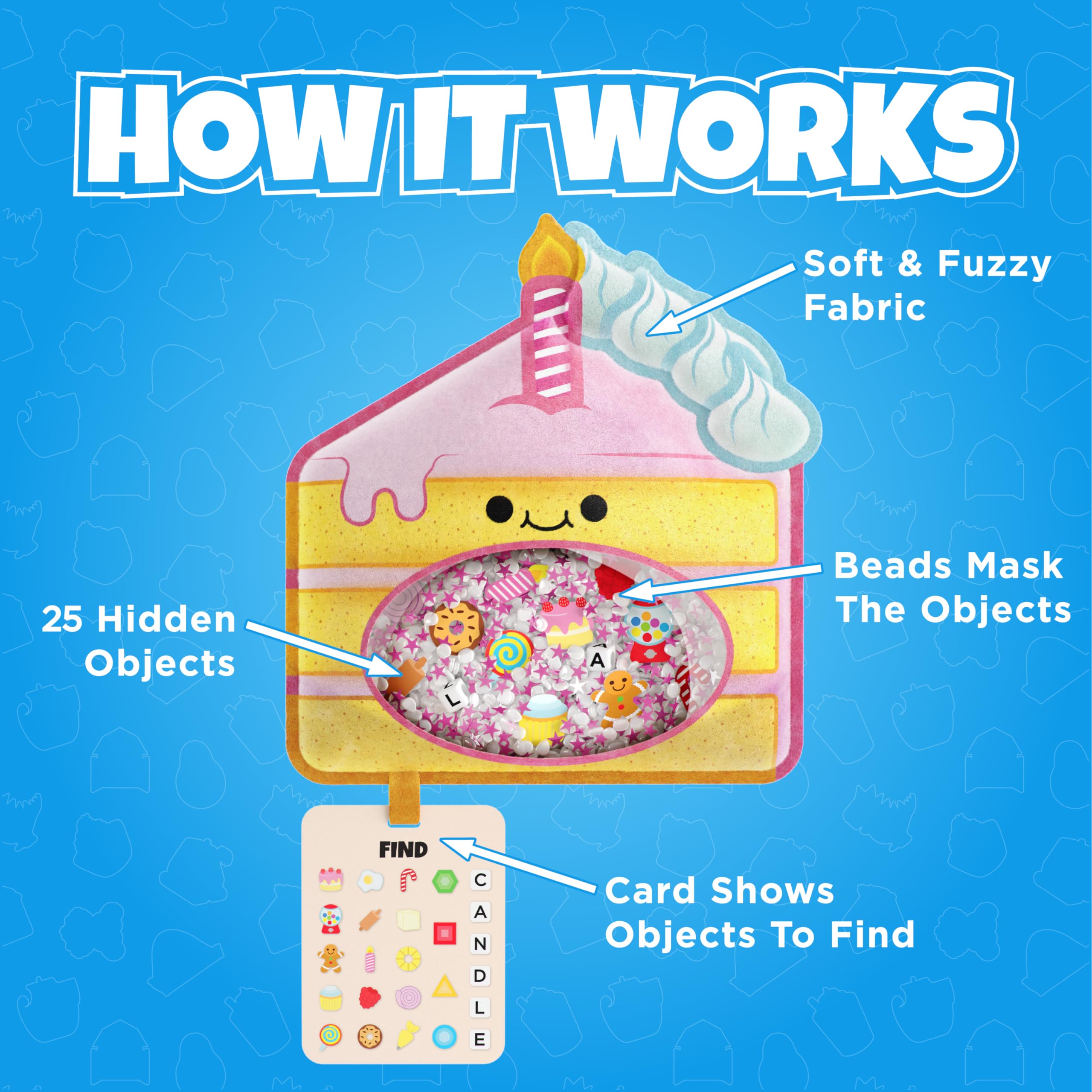 Snapklik.com : BIZYBOO - The Original Seek & Find Plush - Hidden Object Search Problem Solving ...