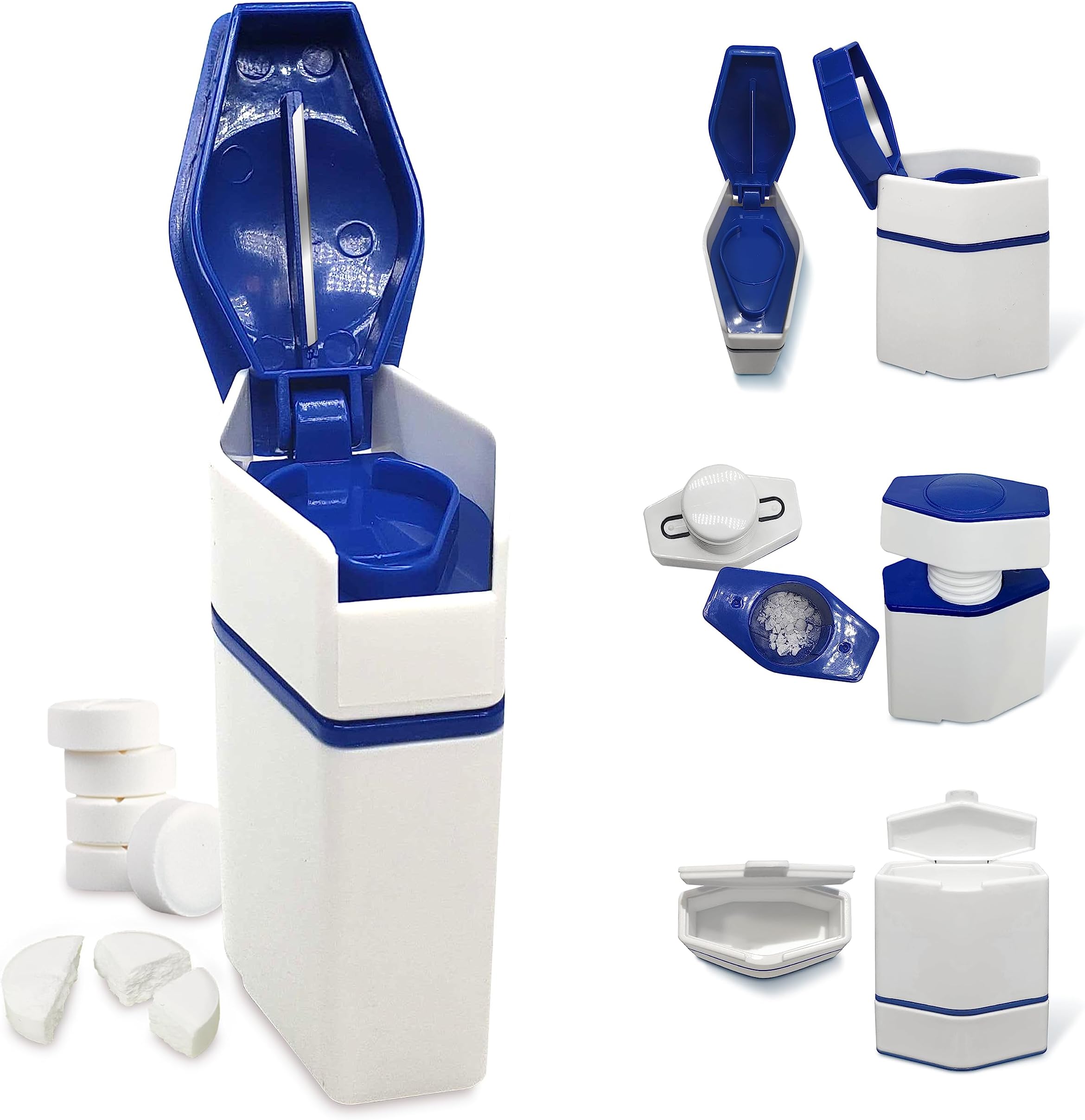 Amazon.com: Portable Pill Splitter and Crusher – All in One Pill Cutter ...