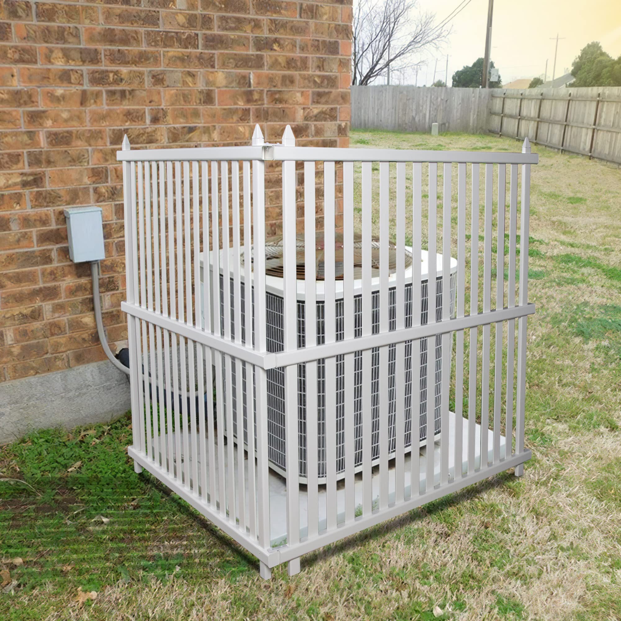 Snapklik.com : Vinyl Outdoor Privacy Screen Kit - 48" W X 48" H, Ideal ...