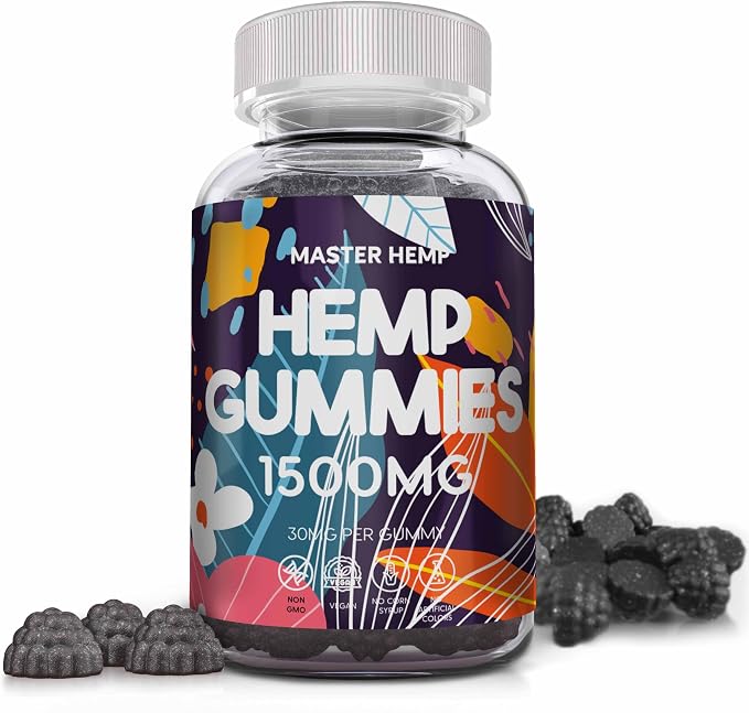 Amazon.com: Natural Hemp Gummies High Potency Pure Organic Hemp Oil ...