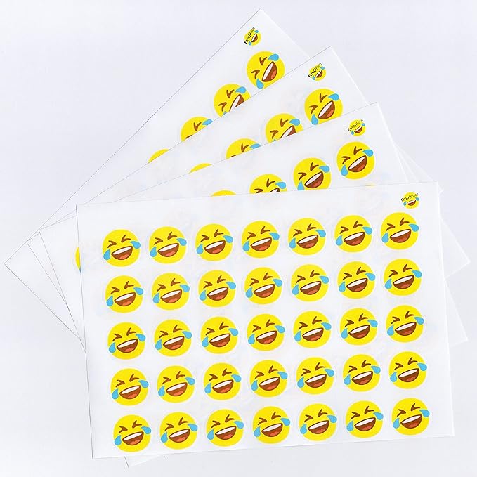 140 ROFL Emoji Face Stickers - Glossy Waterproof Vinyl Stickers ...