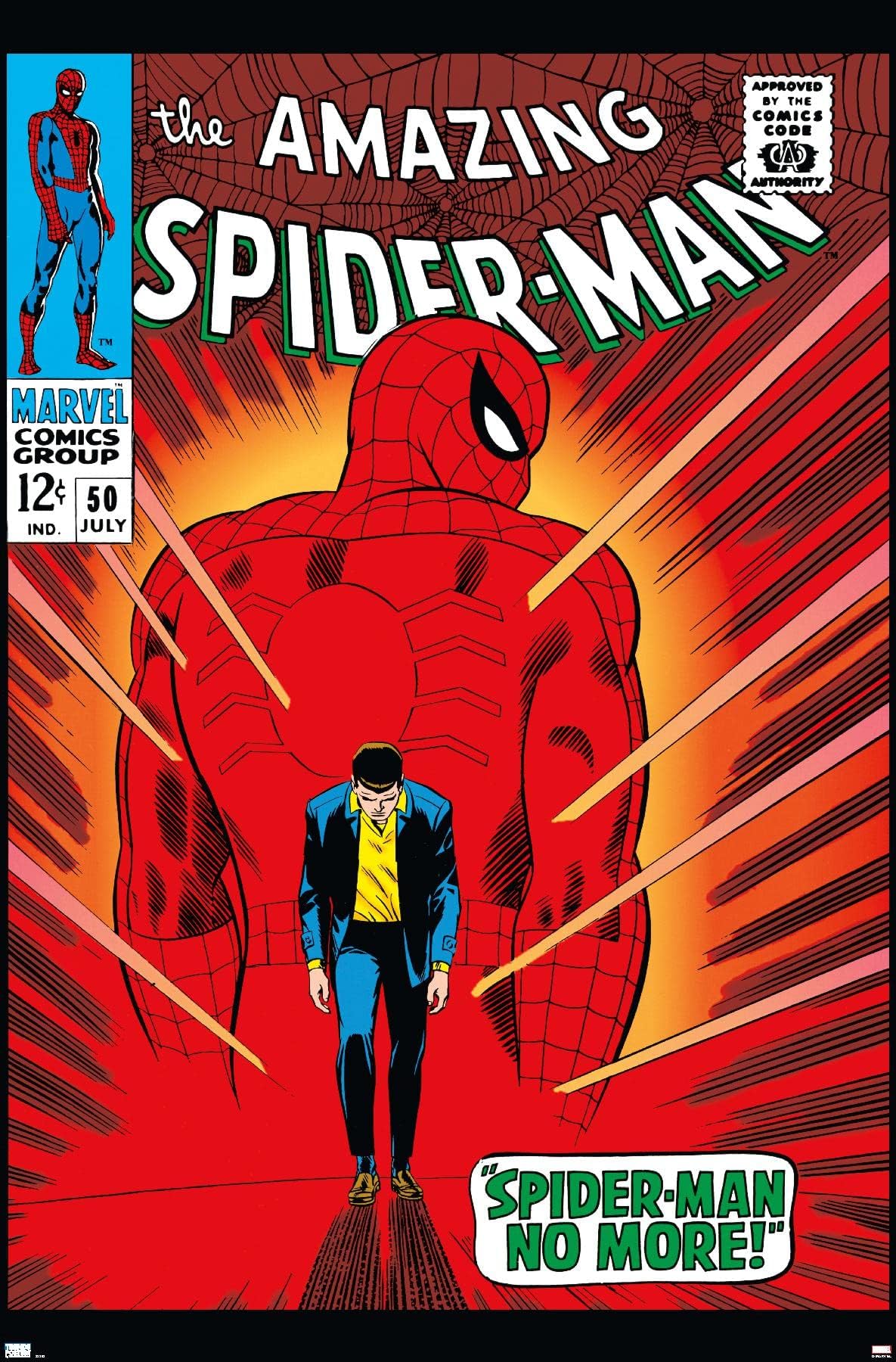 Amazon.com: Trends International Marvel Comics - Amazing Spider-Man #50 ...