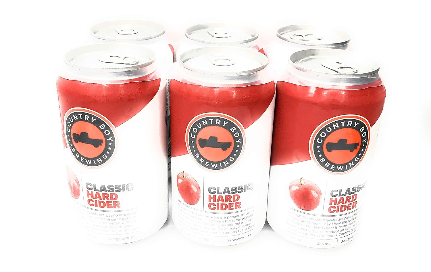 Amazon.com: Country Boy Brewing Cider Classic 6Pk, 12 FZ : מוצרי מזון ...
