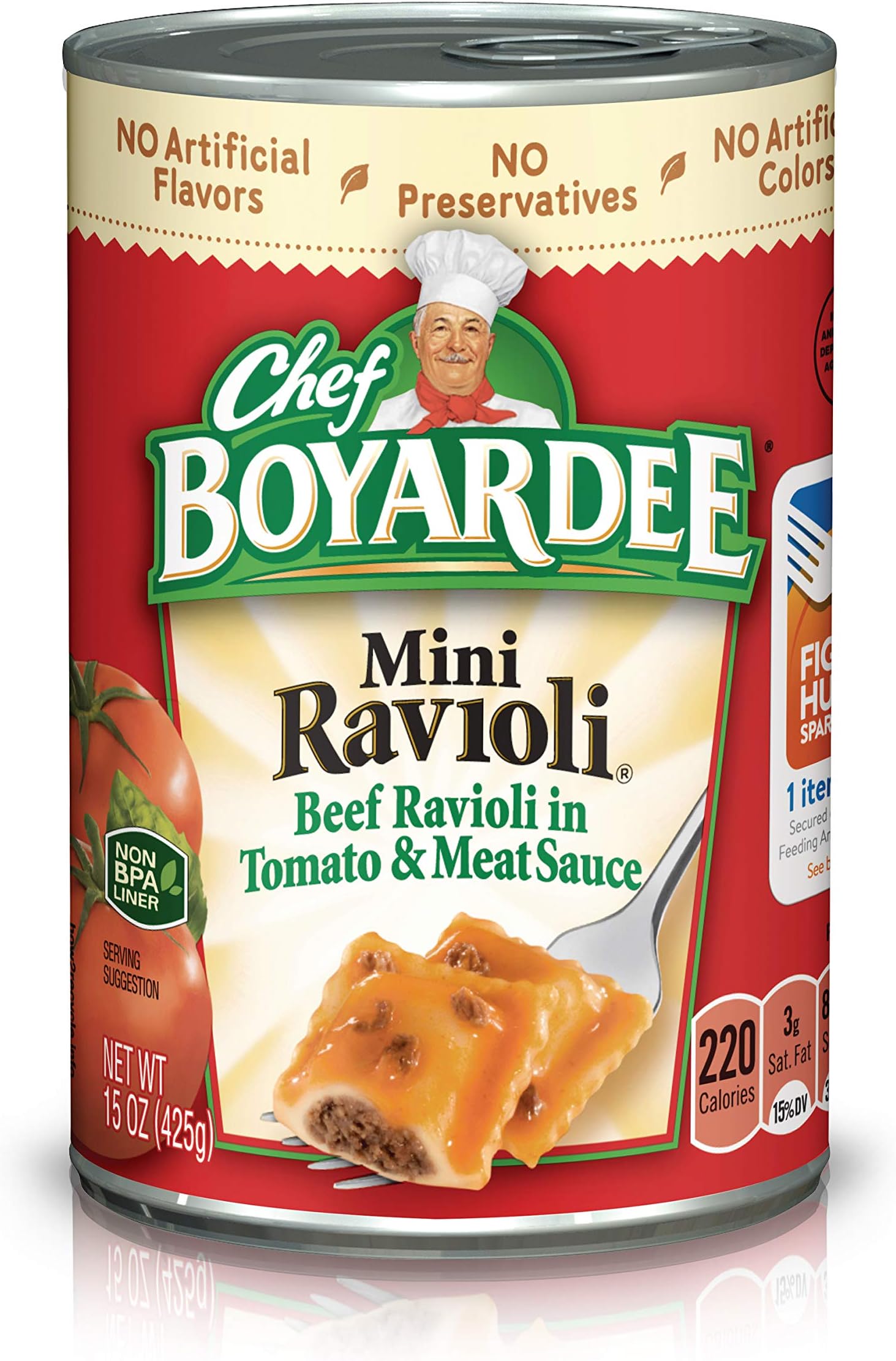 Amazon.com : Chef Boyardee Beef Ravioli, 15 oz Cans (Pack of 24 ...