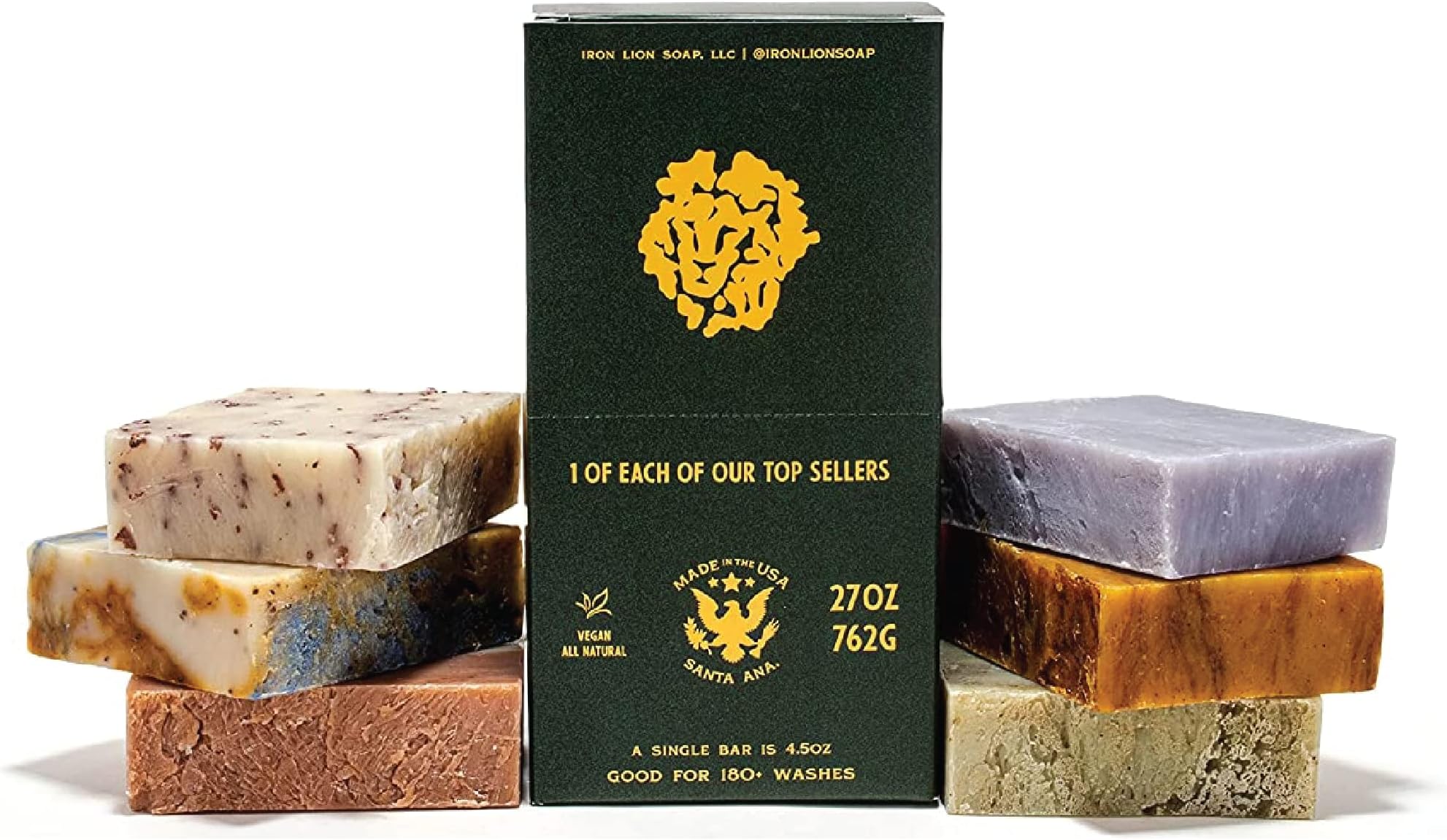 Amazon.com : Iron Lion Soap - BAY RUNNER, Handmade, Vegan, Organic ...