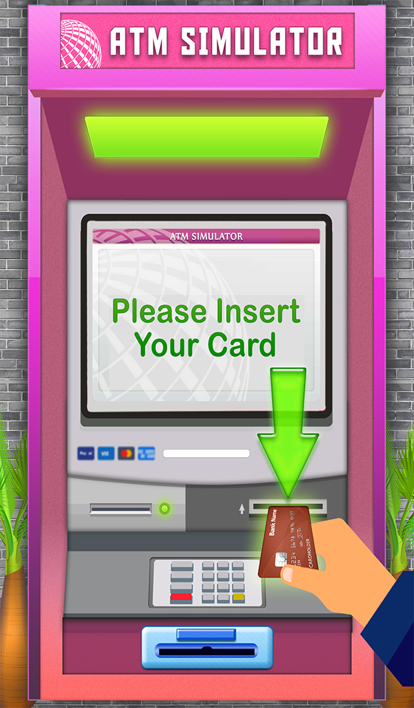 ATM Simulator Virtual Bank Cashier Free Kids Game - App on Amazon Appstore