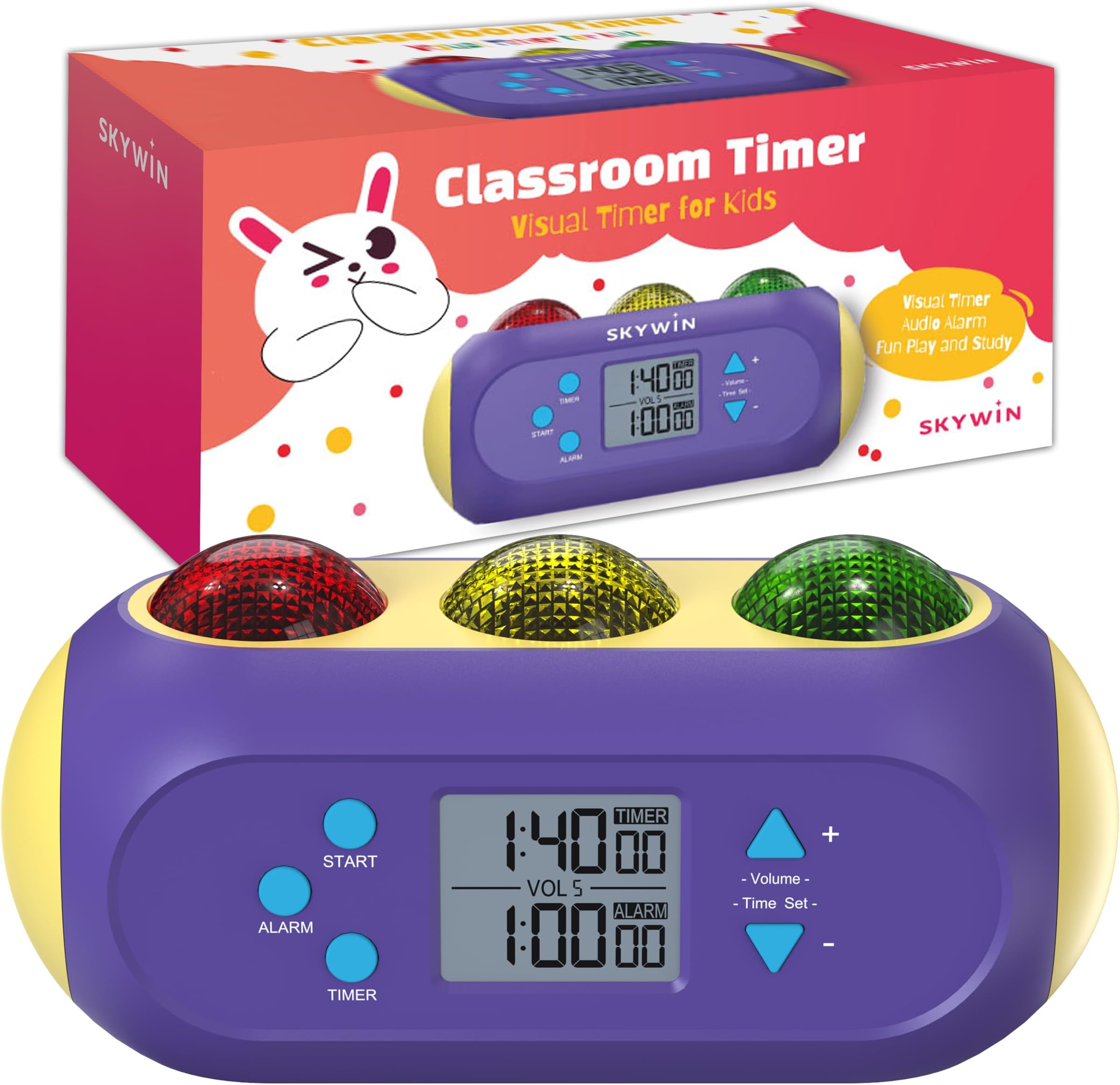 Amazon.com: Visual Classroom Timer for Kids & Teachers w/Visual and ...