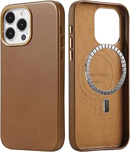 Amazon.com: LONLI Edition | Italian Leather - for iPhone 15 Pro Max - Premium Italian Full Grain ...