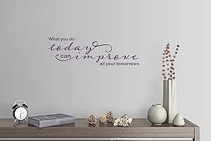 Amazon.com: 36"x12" What You Do Today Can Improve All Your Tomorrows ...