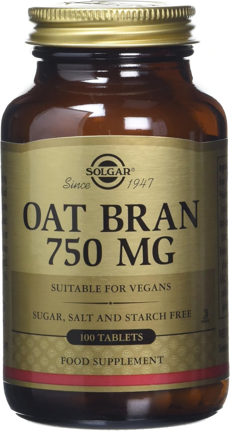 Solgar 750 mg Oat Bran Tablets - Pack of 100 : Amazon.co.uk: Health ...