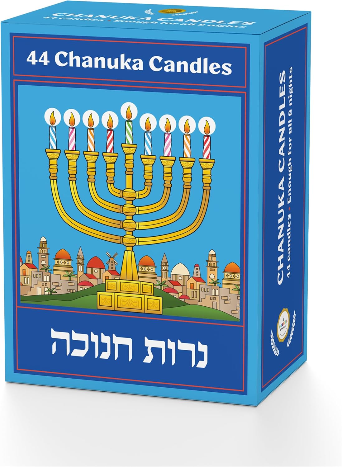 Jerusalén – Velas de Janucá, velas de menorá, velas de Janucá 44 para ...