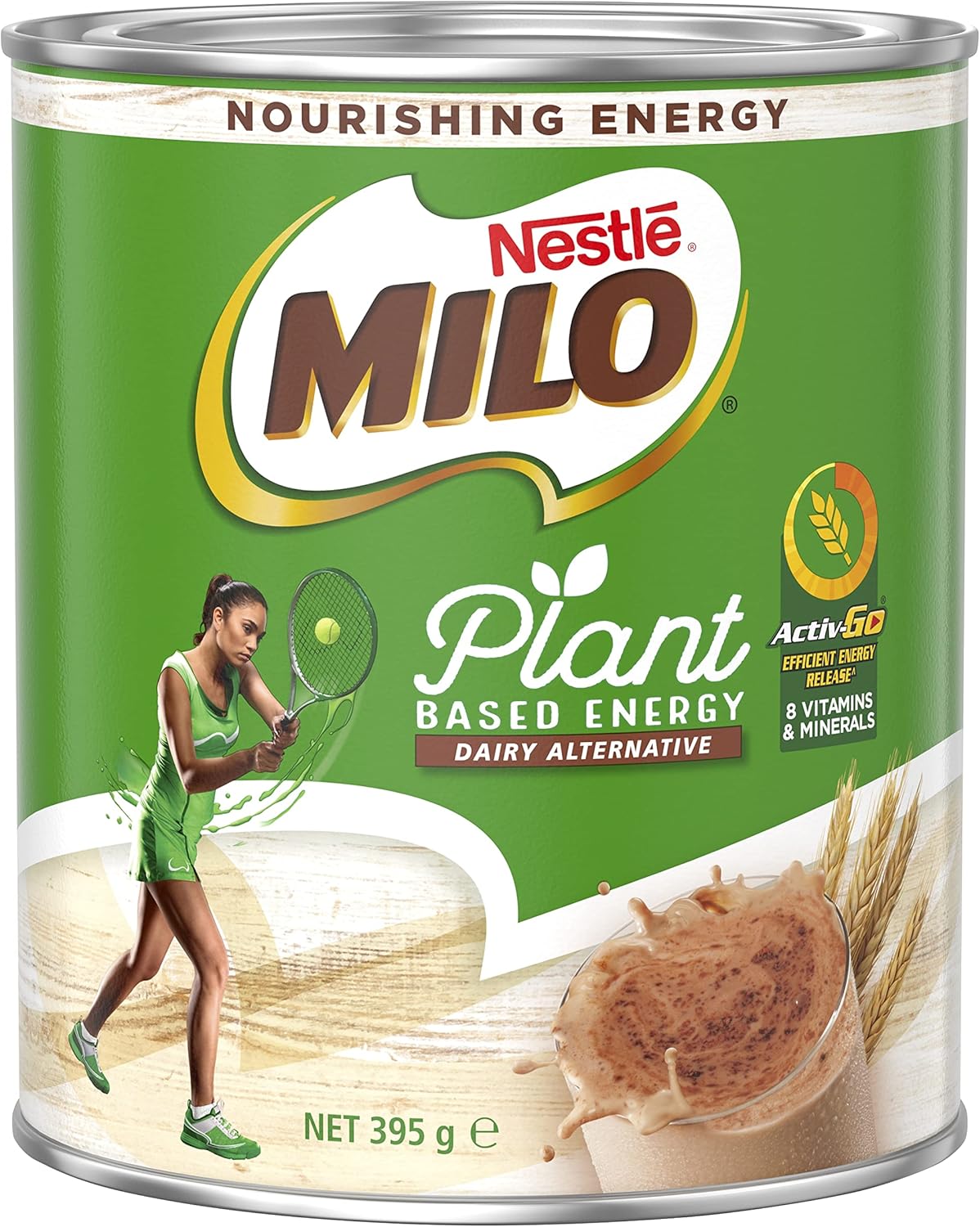Milo Plant Based Choc Malt Powder Drink 395g (Vegan Friendly, Dairy ...