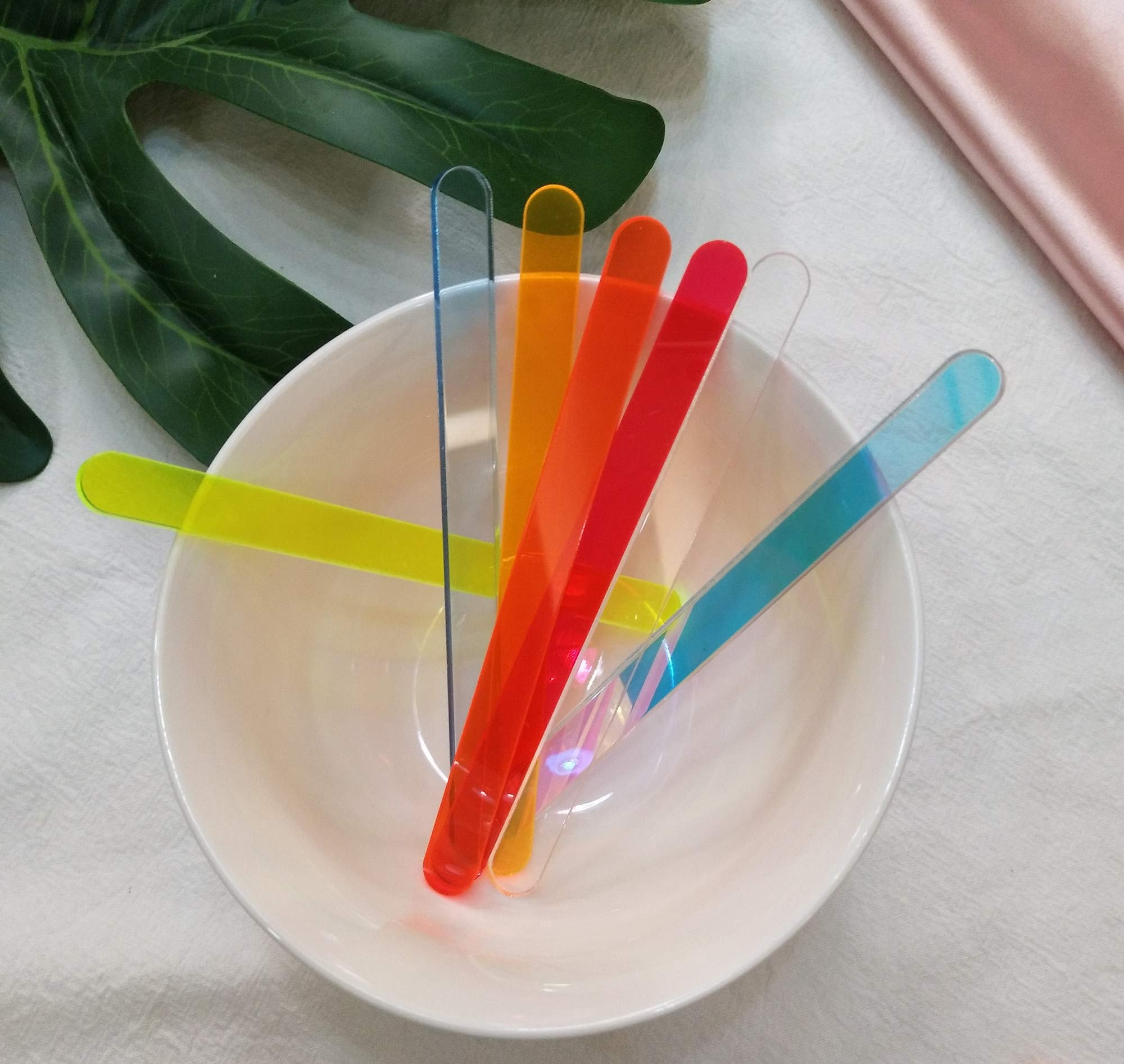 Snapklik.com : 30pcs Reusable Acrylic Cakesicle Stick, Neon Acrylic ...