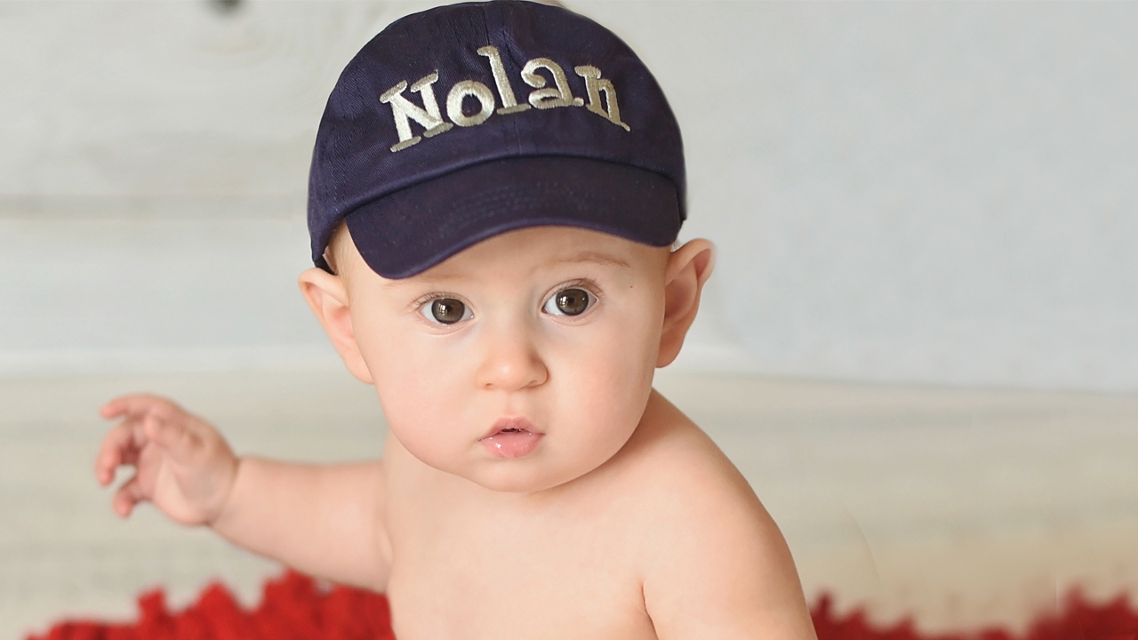 Watch Boy＇s Personalized Embroidered Baseball Hat for Babies on Amazon Live