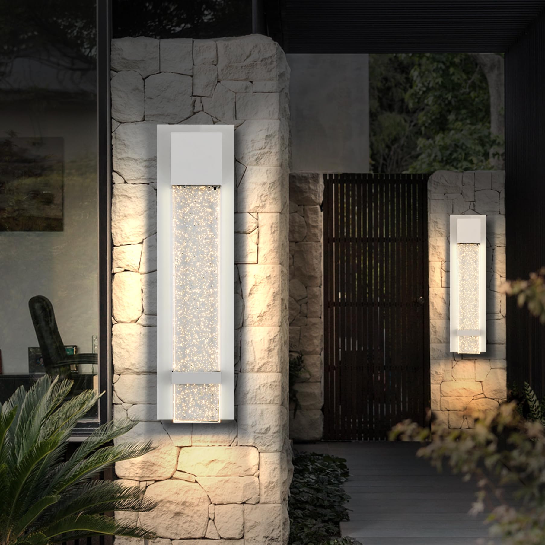 Amazon.com: ASD LED 18 Inch Bubble Glass Wall Light Fixture | 12W 500LM ...