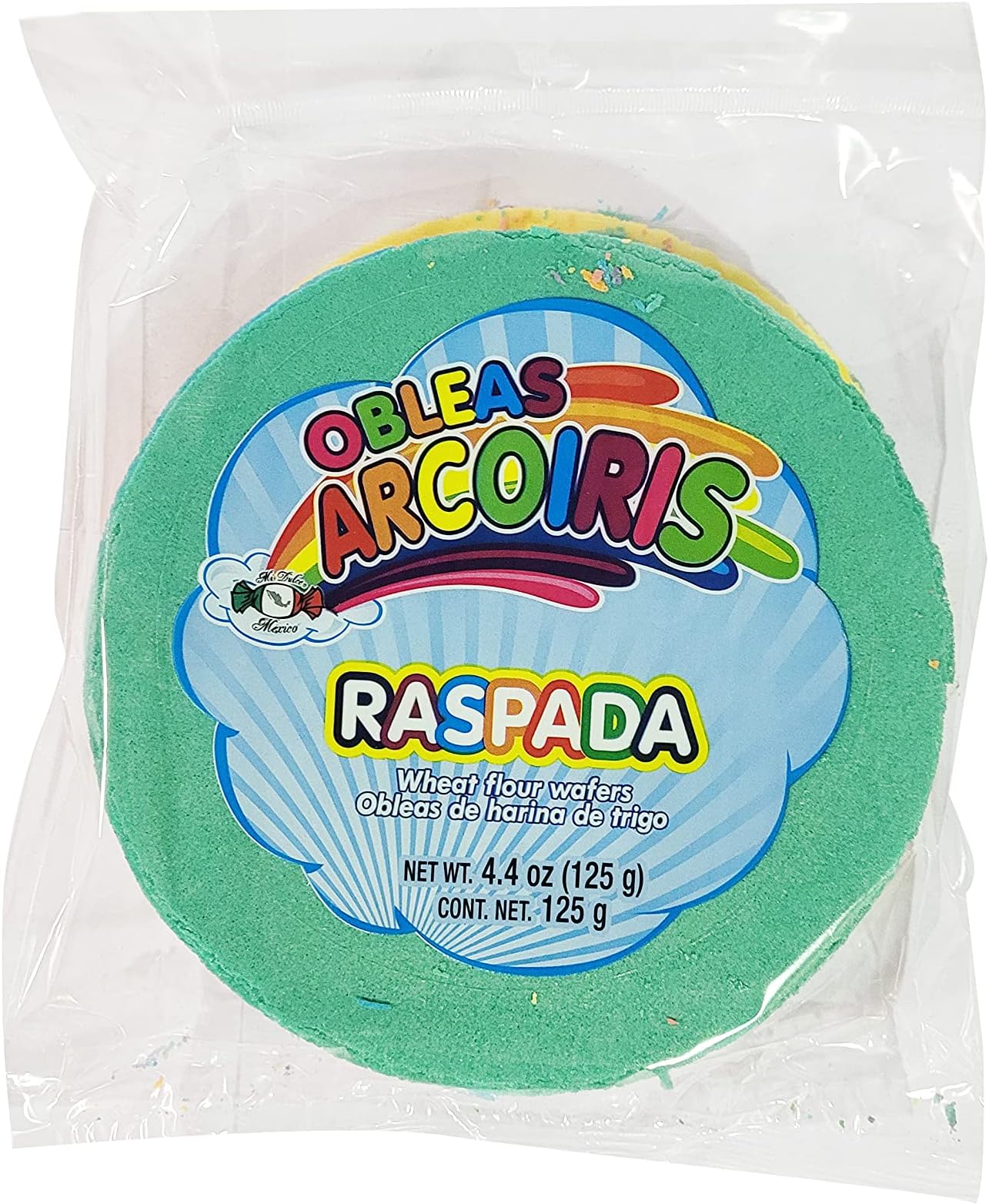 Amazon.com: OBLEAS ARCOIRIS RASPADA WHEAT FLOUR WAFFERS 4.4OZ : Grocery ...