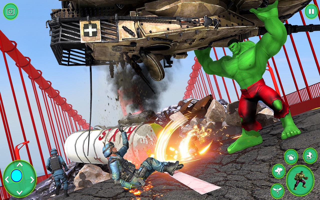 Incredible Monster Big Foot Superhero Game, Incredible Flying Superhero ...