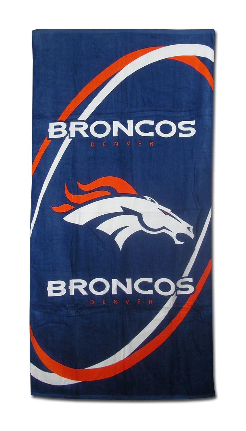 Denver Broncos Fiber Reactive Pool/Beach/Bath Towel (Team Color ...