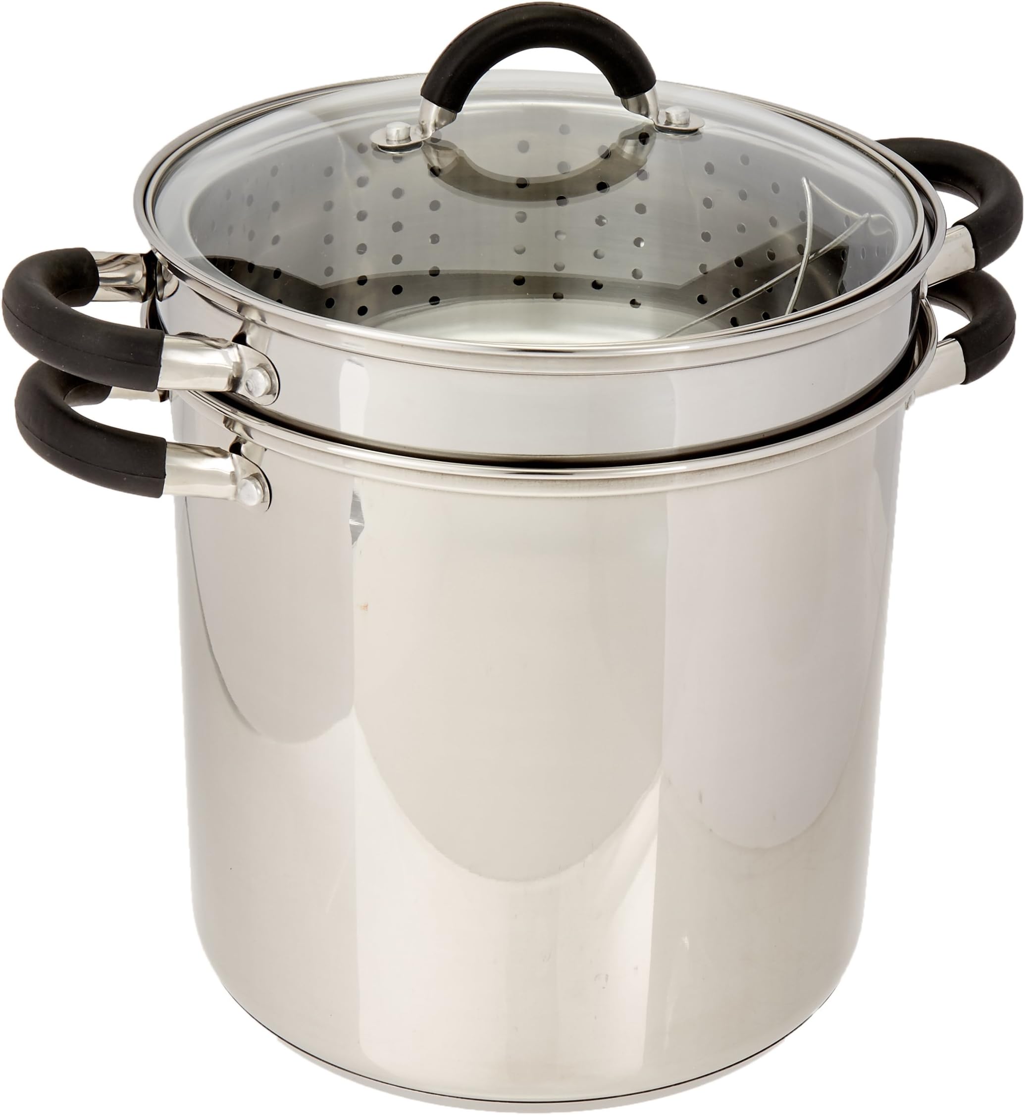 Amazon.com: Winware Stainless 8 Quart Steamer/Pasta Cooker with Cover ...