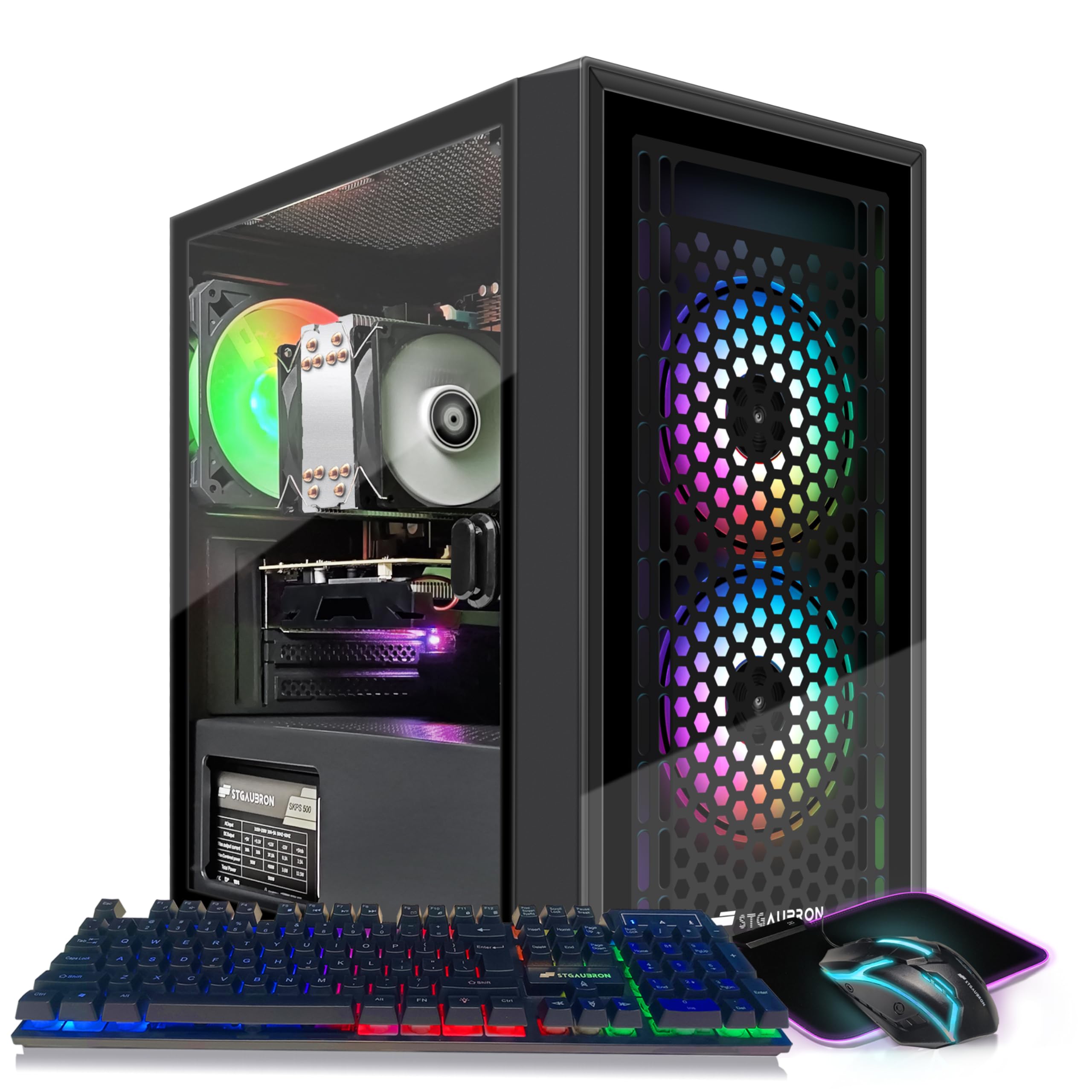 Amazon.com: STGAubron Gaming Desktop PC, Radeon RX 550 4G GDDR5, Intel ...