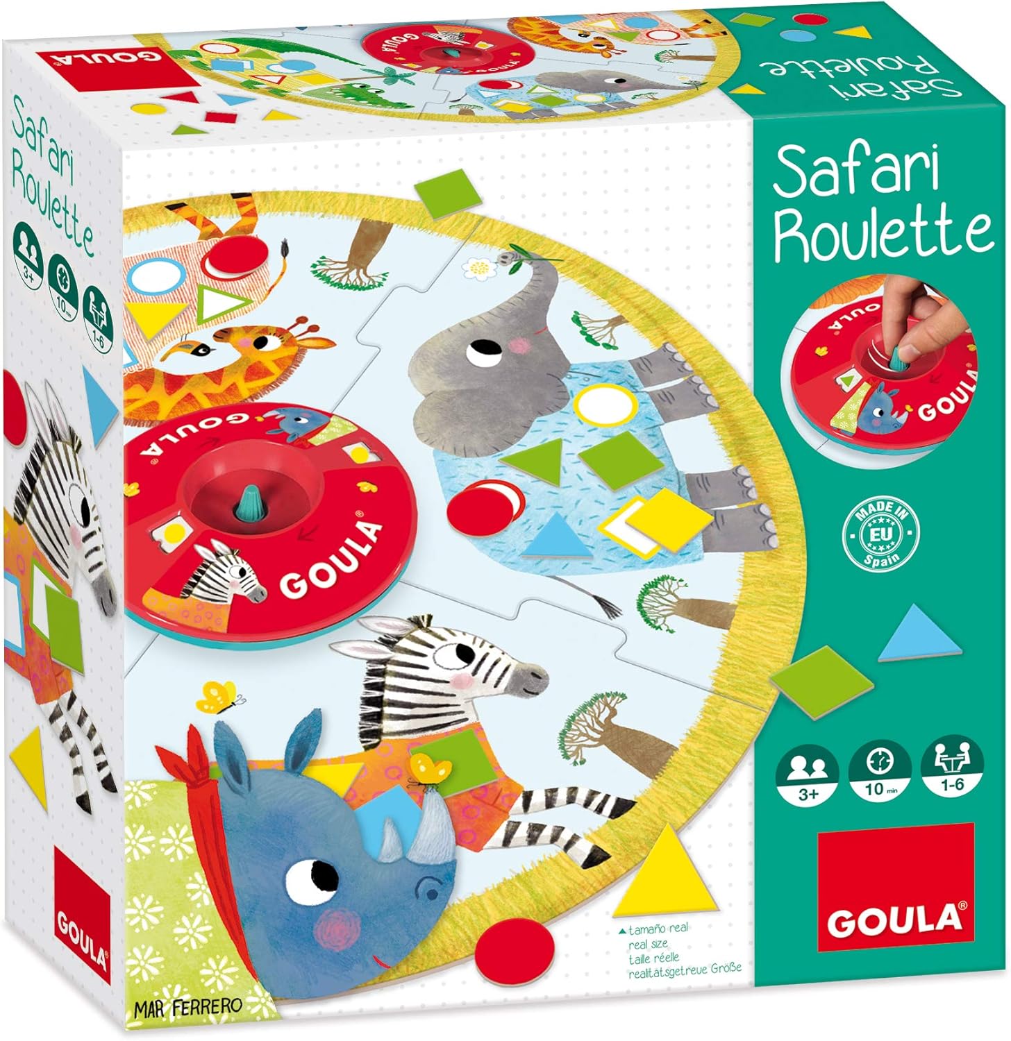Goula - 53156 - Safari roulette : Amazon.it: Giochi e giocattoli