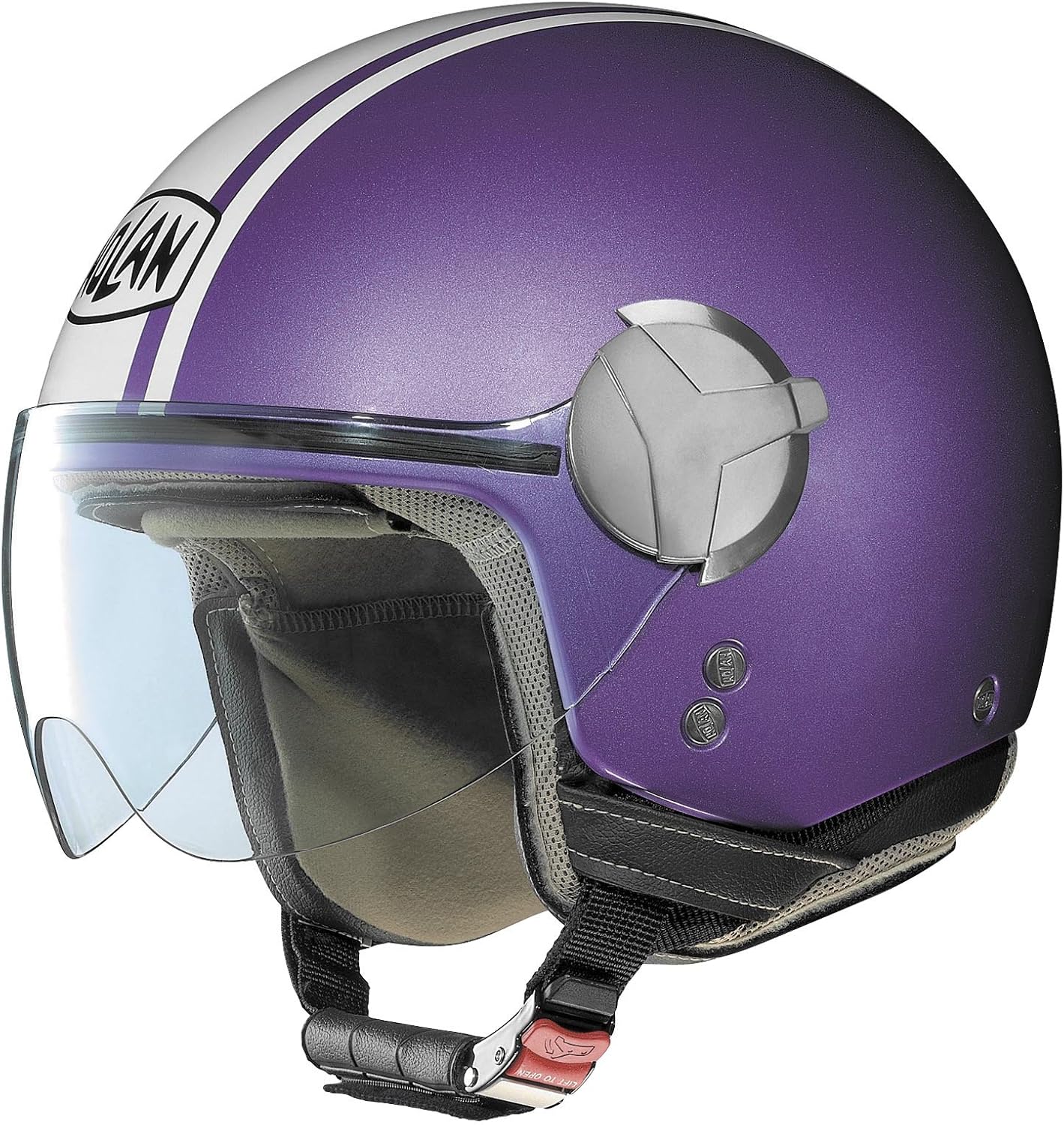 Amazon.com: Nolan N20 Graphics Helmet, Violet Caribe, Size: Lg, Primary ...