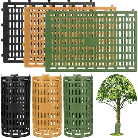 Amazon.com : DAJAVE 10 Pack Tree Trunk Protectors, Plastic Tree Trunk ...