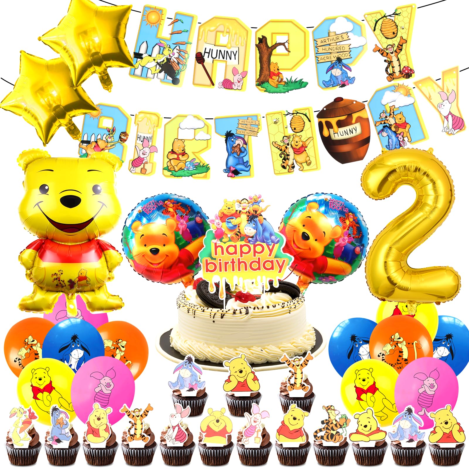 Winnie The Pooh Party Supplies Winnie The Pooh Birthday Decorations