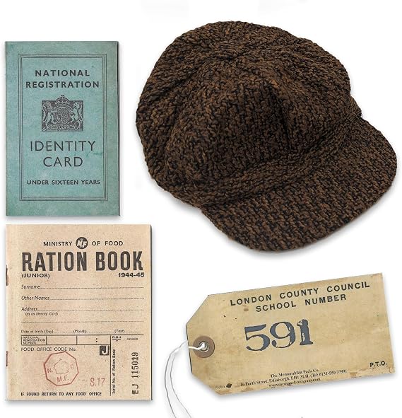 ihoot World War Two Evacuee Memorabilia Bundle | 1940s Fancy Dress, WW2 ...