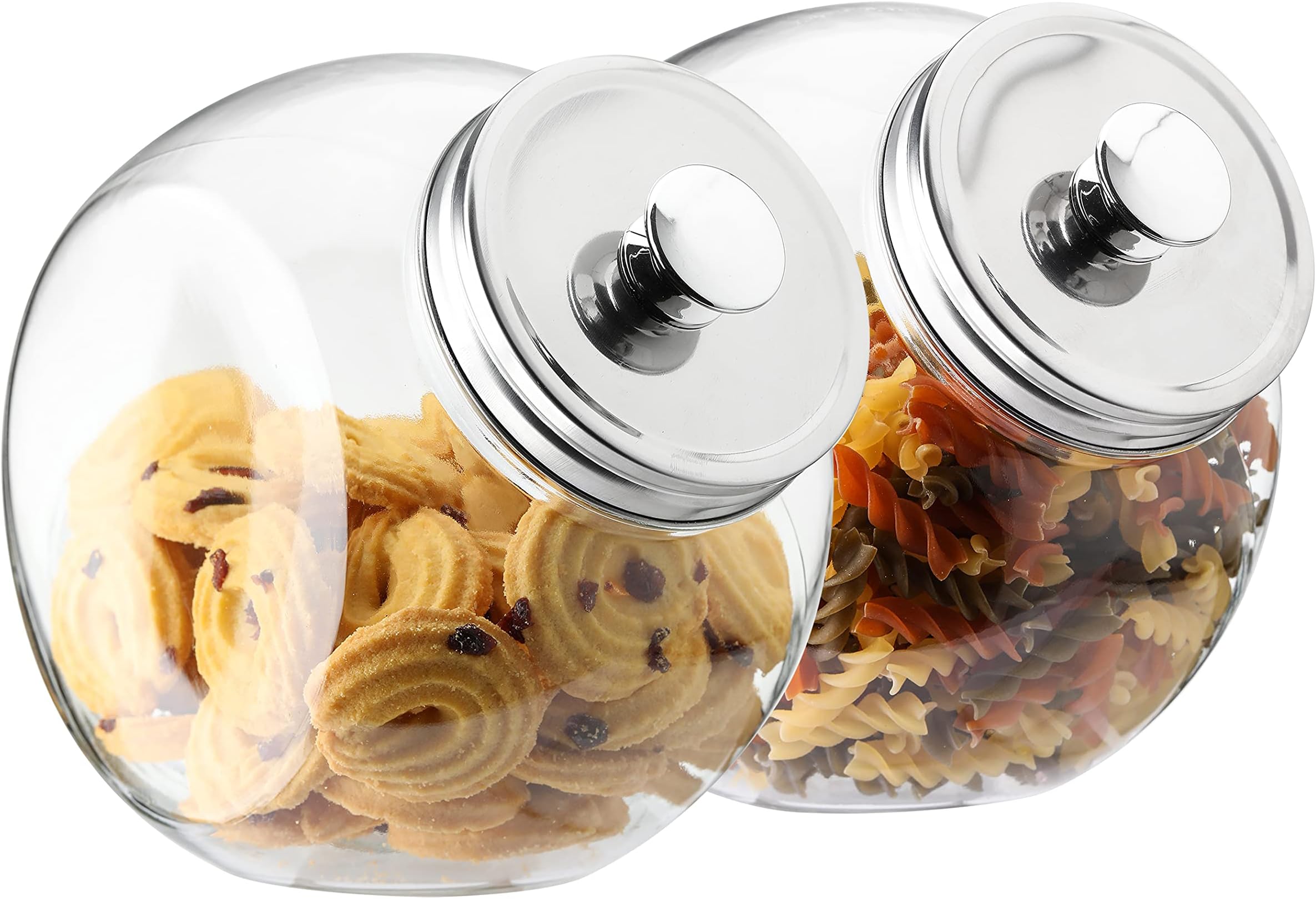 Amazon.com: Huang Acrylic Clear Penny Jar with Lid | Store Cookies ...